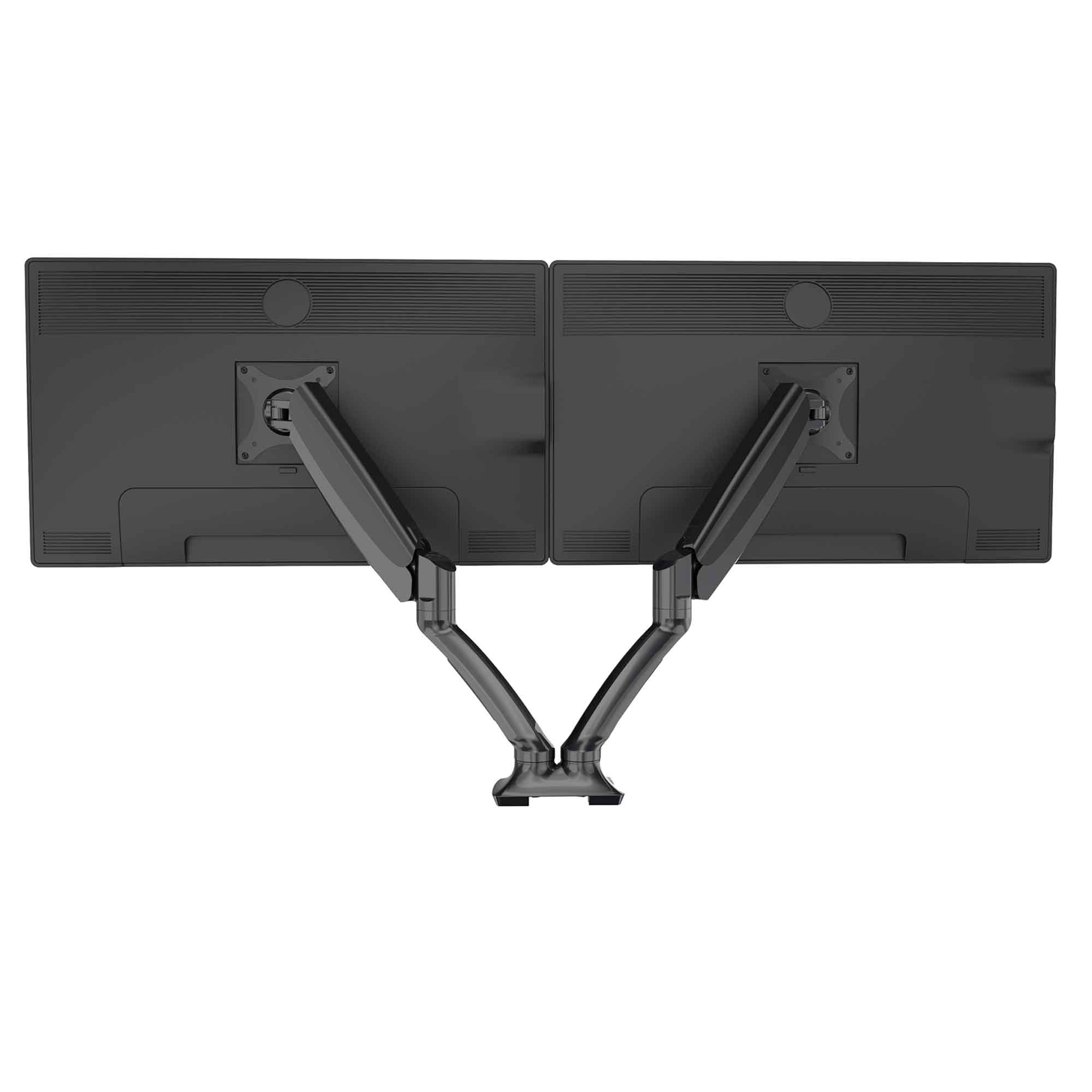 Adjustable & Rotating Double Monitor Arms, 9kg Load Capacity, 10-27" S ...