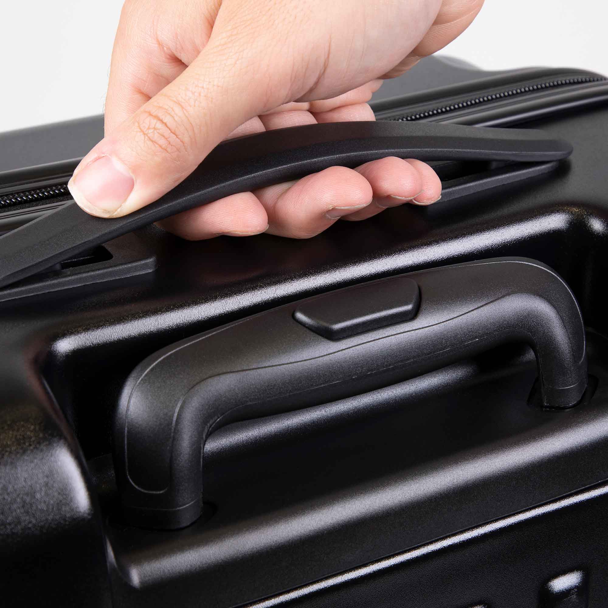 DL10 - 3 Piece Lightweight Luggage Suitcase Set with ABS+PC Shell & TSA ...