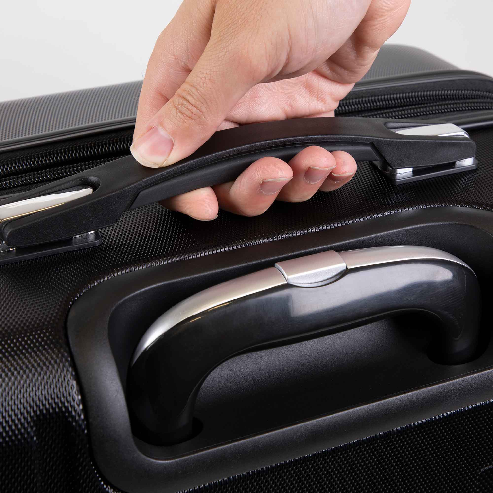 DL11 - 3 Piece Lightweight Luggage Suitcase Set with ABS Shell, Spinner ...