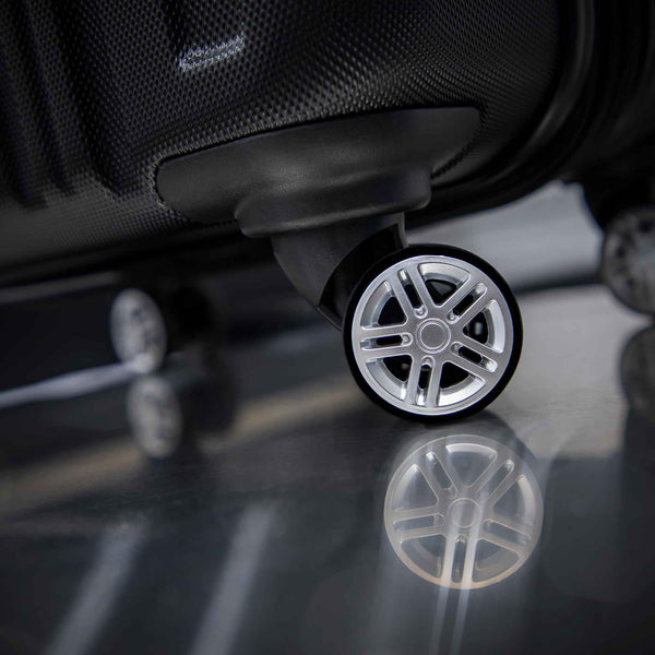 DL11 - 3 Piece Lightweight Luggage Suitcase Set with ABS Shell, Spinner ...