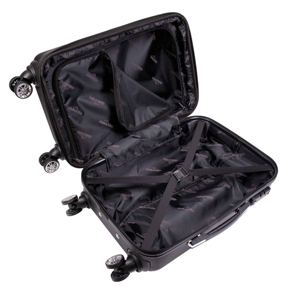 DL11 - 3 Piece Lightweight Luggage Suitcase Set with ABS Shell, Spinner ...