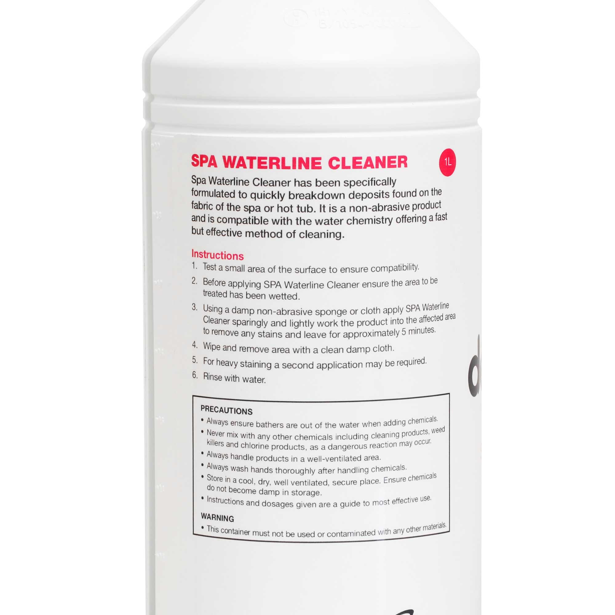 Hot Tub/Spa Waterline/Surface Cleaner - 1 Litre - DL58 - Dellonda